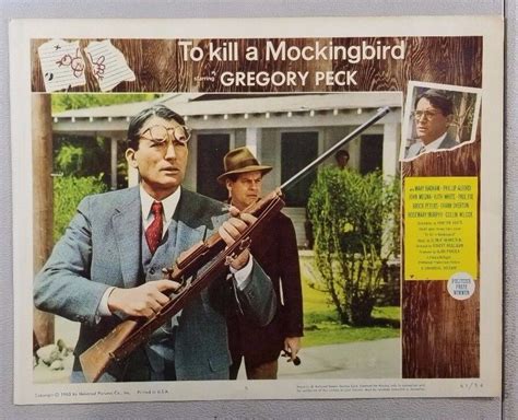 Vintage To Kill A Mocking Bird Movie Lobby Card No 5 11x14 P4 E 3 Of 3 4609748238