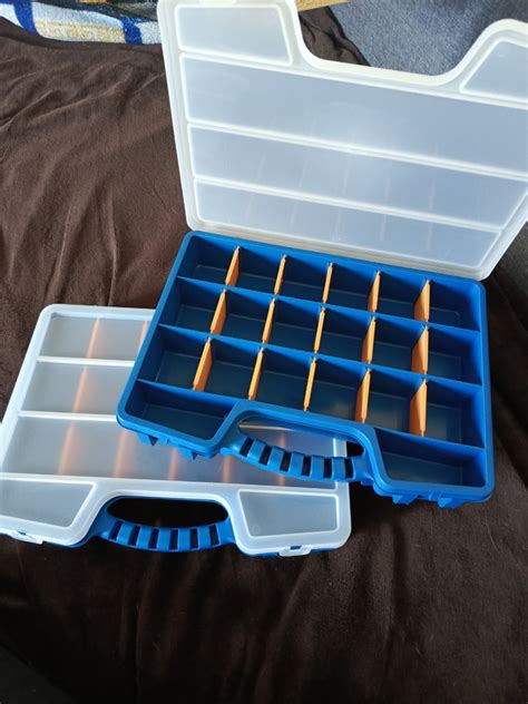 Органайзер для метизов для хранения мелочей 39x30x6 см 20 ячеек Ящик для хранения инструментов