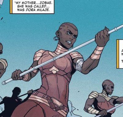 Zobae Wakandan Dora Milaje Marvel Comic Book Character