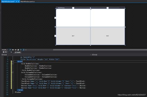 Wpf入门第一篇 基础布局与简单样式wpf Vs样式fanstorm丶的博客 Csdn博客