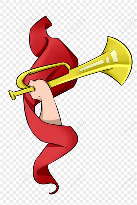 파티 축제 경적 리본 손으로 그린 만화