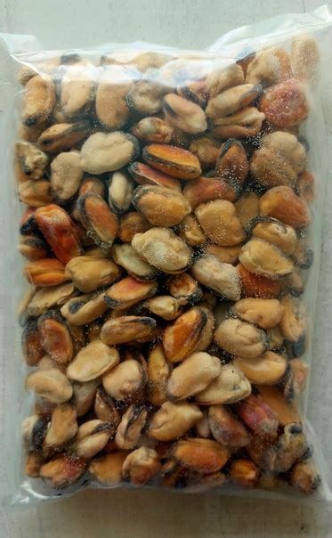 Мясо мидий варёно-мороженые Вылов: Чили ⚖️Упаковка: 1кг. Размерный ряд ...