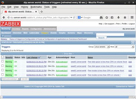 Centos 6 Zabbix Add Monitoring Target Centos Server World