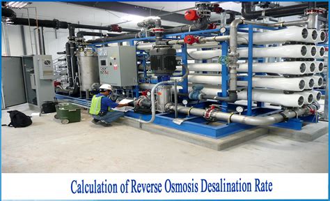 how to calculate of reverse osmosis desalination rate