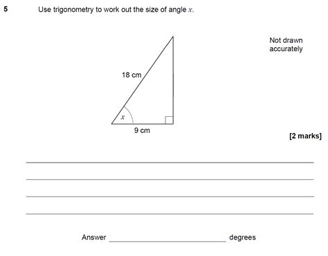 Gcse 9 1 Maths Trigonometry Lengths Past Paper Questions Pi Academy