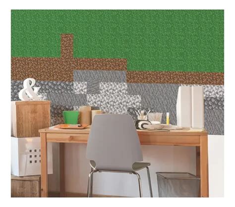 Roommates Rmk5136gm Minecraft Block Strips Adhesive Meses Sin Interés