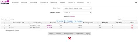 Install OCS Inventory Agent On Debian 10 Ubuntu 18 04 Kifarunix