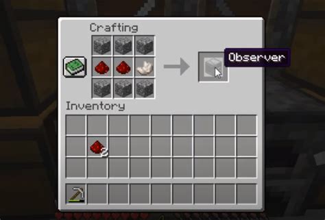 How To Make An Observer Minecraft Recipe