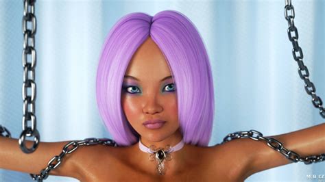 Rule 34 Chains Female Mbirdcz Pink Hair Solo 6729467
