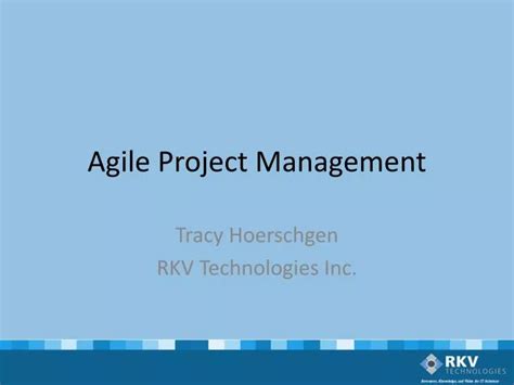 PPT Agile Project Management PowerPoint Presentation Free Download ID 1377958