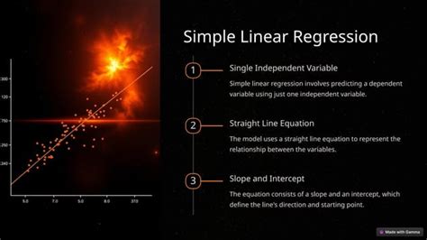 Introduction To Linear Regression Concepts Application And Interpretationpptx