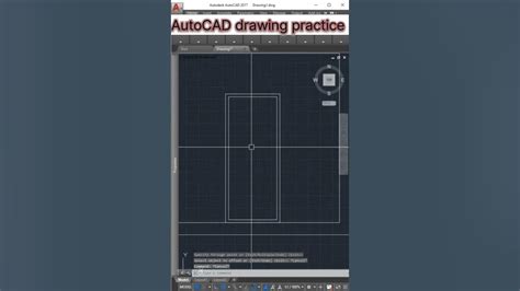 How Use Rectangle Command Rectangle Command Kaise Use Karta Hai Autocad Drawing Practice