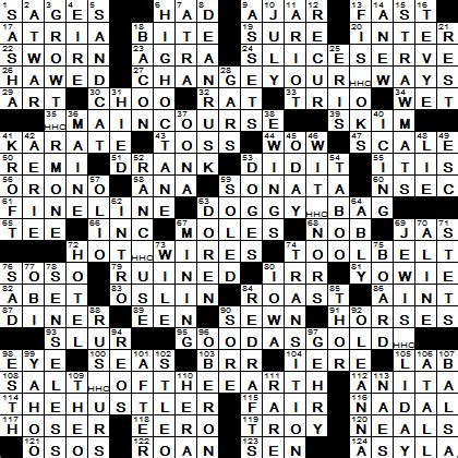 0508 16 New York Times Crossword Answers 8 May 16 Sunday