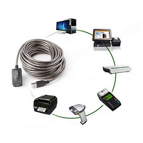 Pvc Black 15m Scm Pro Usb 2 0 Active Extension Repeater Cable At ₹ 850 Piece In Chennai