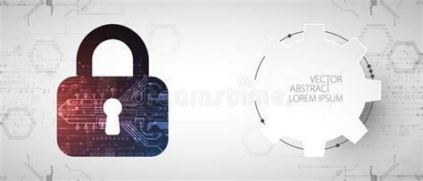 Data Security Illustrates Cyber Data Or Information Privacy Idea Color Abstract Internet