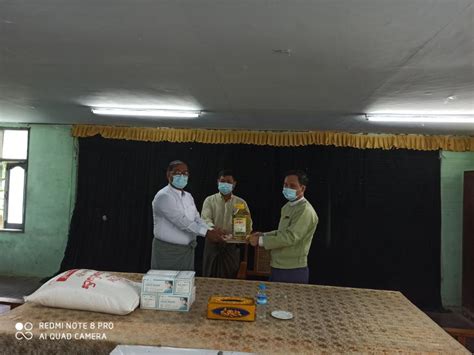 ရန်ကင်းမြို့နယ်အတွင်းရှိ ဘုန်းတော်ကြီးကျောင်းများနှင့် သီလရှင်ကျောင်းများသို့ ဆန်၊ ဆီနှင့် နှာခေ