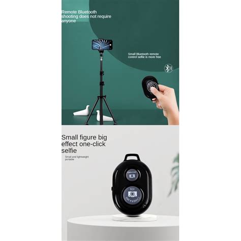 Jual Tomsis Bluetooth Remote Control Selfi Remot Wireless Kecil Shutter Foto Kamera Handphone