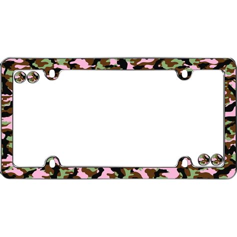 Camo Girl License Plate Frame Cruiser Accessories