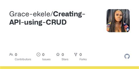 Grace Ekele On Linkedin Github Grace Ekelecreating Api Using Crud