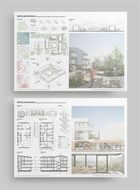 Cohousing Architectural Project Boards Architecture Portfolio Design Architecture Portfolio
