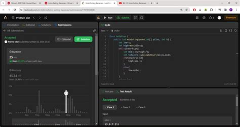 Day48 100daysofcode Dsa Java Binarysearch Leetcode 100daysofcode Prerna More
