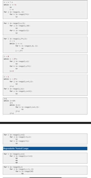 Solved Find The Asymptotic Complexity In Big O Notation Q
