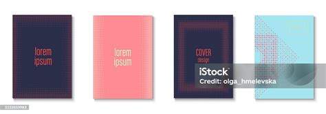 그래픽 패턴 세트 최소한의 레이아웃으로 미래 개념 플랫 페이지의 미래 지향적인 요소 하프톤 플라이어 미니멀리스트 추상 커버 기하학적 인 비즈니스 질감입니다 트렌디한 그래픽