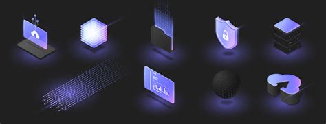 클라우드 컴퓨팅 기술 보호 및 사용자 통계 유지 서버의 벡터 대량 저장소 인터넷 전자 아카이브 또는 개인 아이소메트릭 데이터 저장을 통한 정보 교환 개념에 대한 스톡 벡터