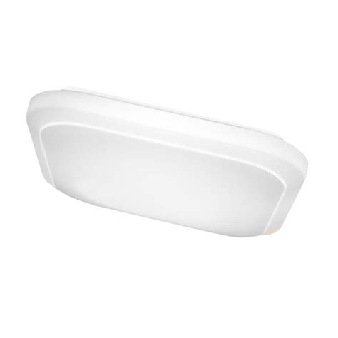 Commercial Electric 12 In Square Low Profile Led Flush Mount Closet