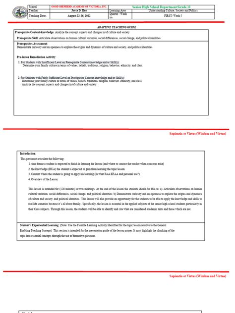 Atg Ucsp 1 Pdf Learning Wisdom