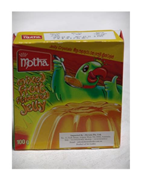 Motha Mixed Fruit Jelly 100g Elephant House