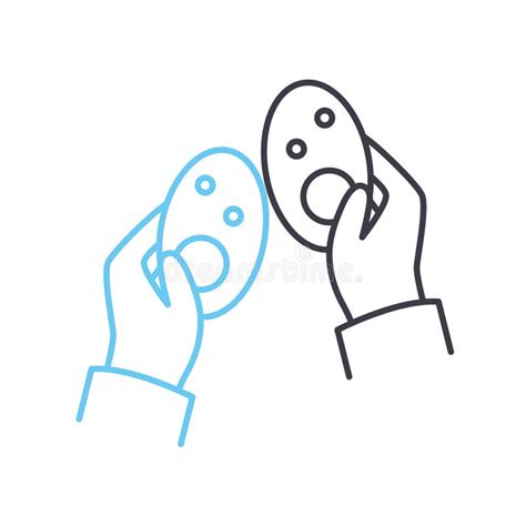 Gamepad Line Icon Outline Symbol Vector Illustration Concept Sign Stock Vector Illustration