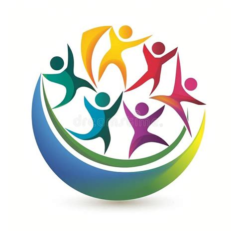 Teamwork Logo Human Figures Stock Illustration Illustration Of Human Branding 325823339