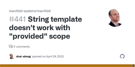 String Template Doesnt Work With Provided Scope · Issue 441