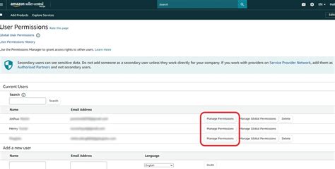 Setting User Permissions In Seller Central For Reimbursement Services