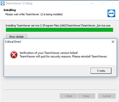 Error Verification Of Your Teamviewer Version Failed On Windows TeamViewer Support