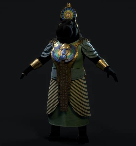 omar elshamy on linkedin fanart fantasyart taweret 3dmodeling zbrush