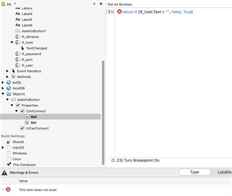 how to use the text property of a textfield in a custom control