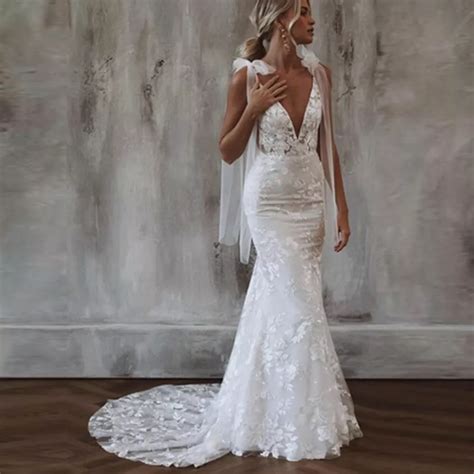 Sexy Simple Wedding Dress