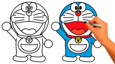 🎨 How To Draw A Doraemon Easy Step By Step Aprender A Dibujar A