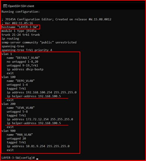Hp Switch Vlan Dhcp Relay At Olga Patrick Blog