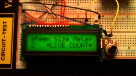 Jay S Arduino Project 7 EPeen Counter Using A 16 Pin LCD YouTube