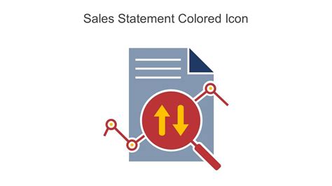Sales Statement Colored Icon In Powerpoint Pptx Png And Editable Eps Format PPT Slide