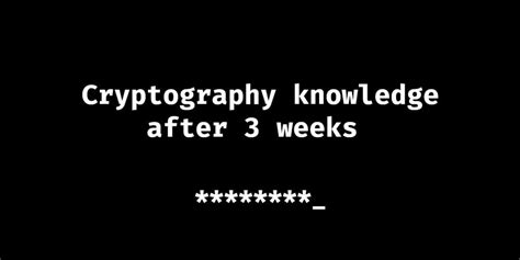 What I Learned About Cryptography In 3 Weeks Rwebdev