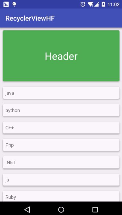 Recyclerview的使用（3）之加入header和footer51cto博客recyclerview添加头部和尾部