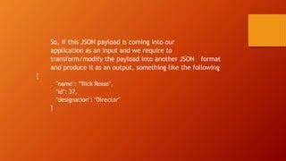 Json To Json Esb Transformation PPT
