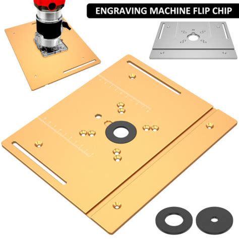 Router Table Insert Plate Aluminum Alloy Portable Milling Machine Flip Board ⊡ Ebay