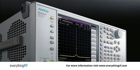 Everything Rf On Linkedin Anritsu Introduces New Software For Its Signal Analyzer To Support…
