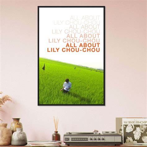 All About Lily Chou Chou 2001 Movie Poster Print Citiesbox