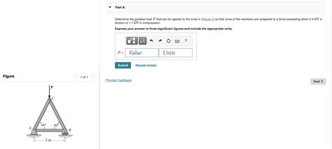 Solved Part ADetermine The Greatest Load P That Can Be Chegg